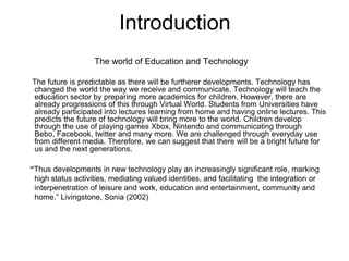 Media and education presentation.pptx upload | PPTX