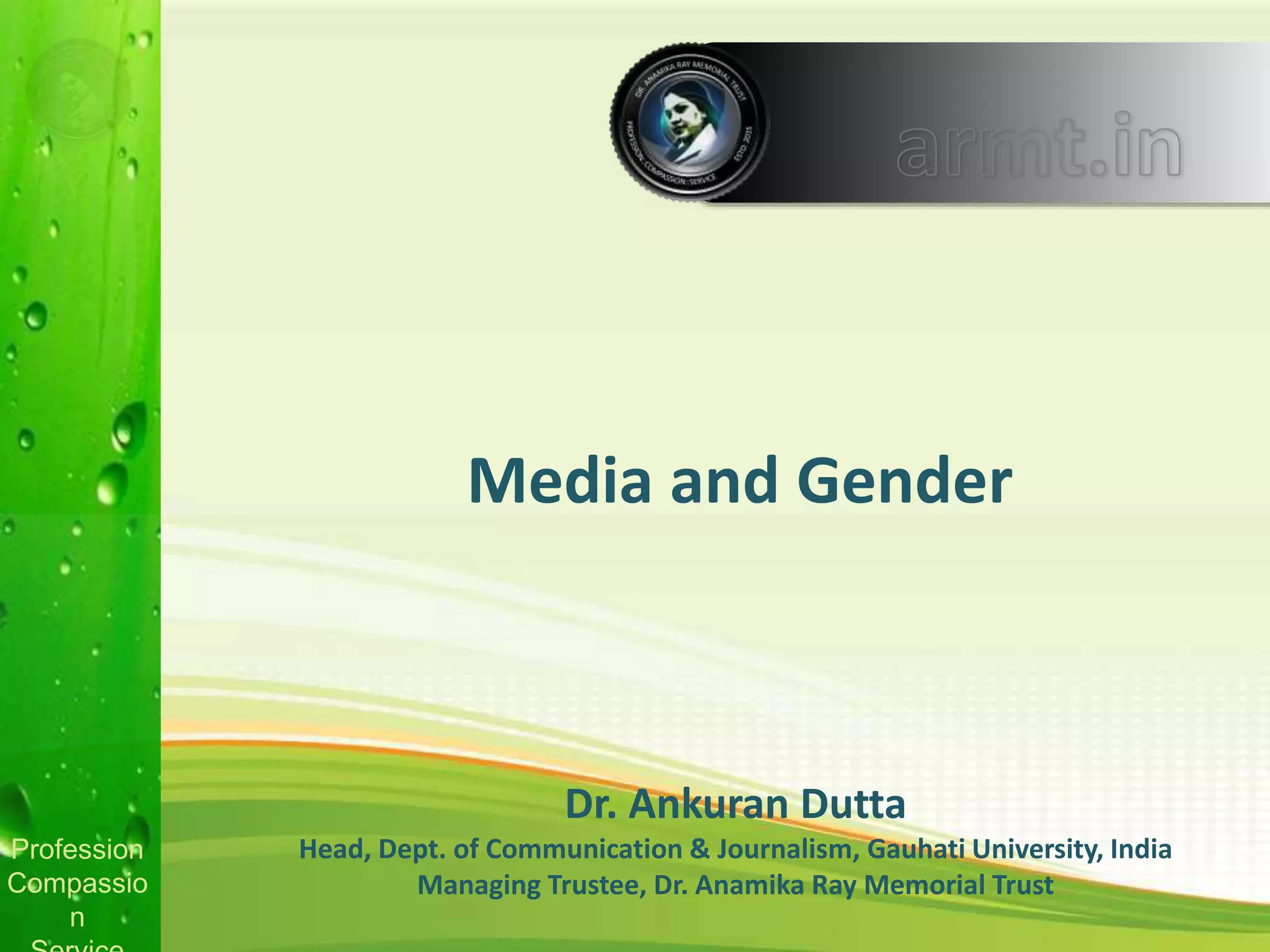 Media and gender | PPTX
