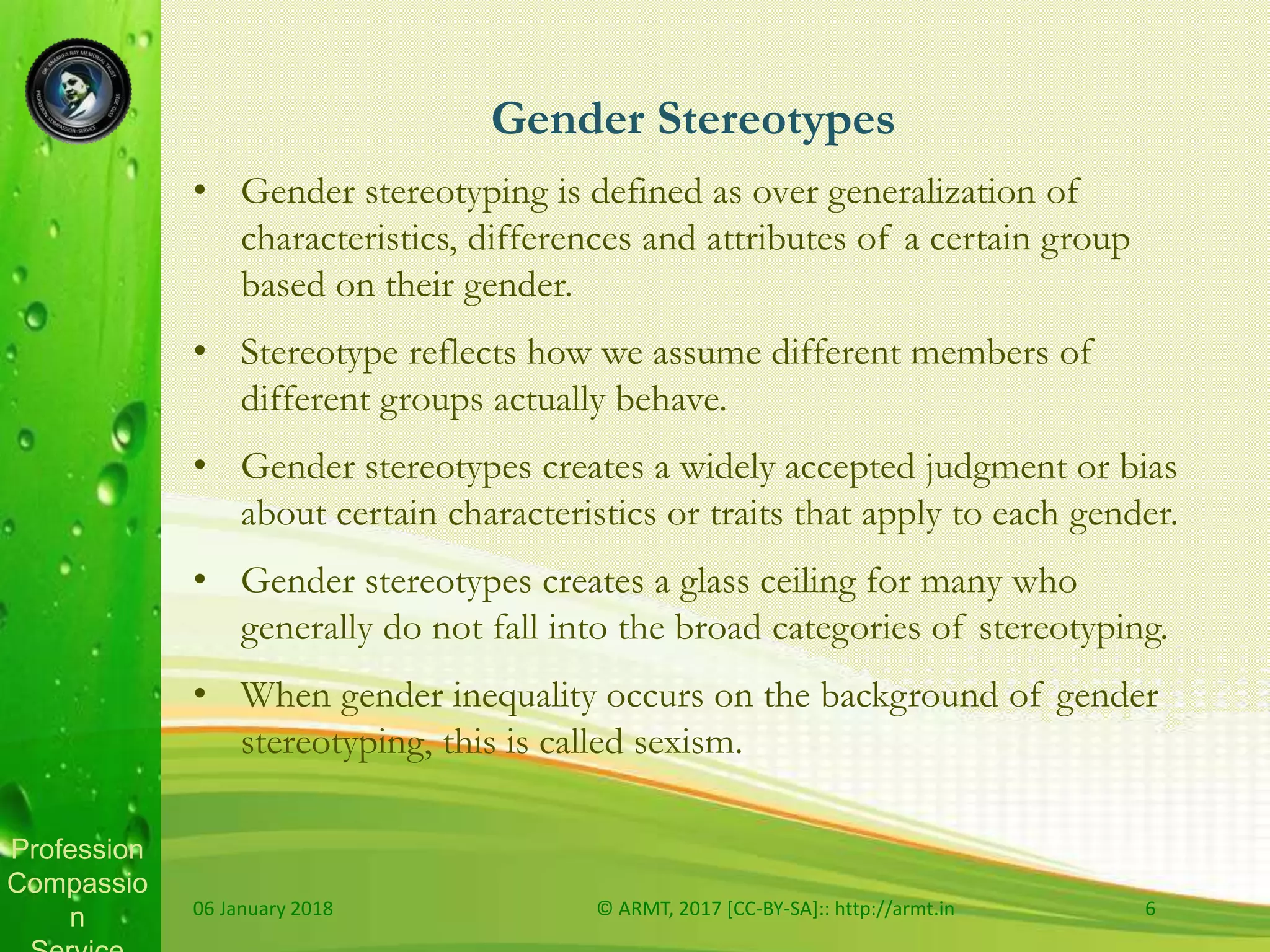 Media and gender | PPTX