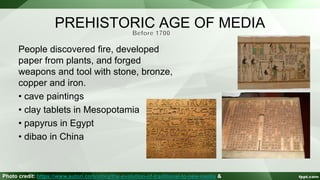 Media and information literacy 2 | Evolution of Media | PDF