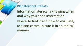 MEDIA AND INFORMATION LITERACY (MIL) | PDF