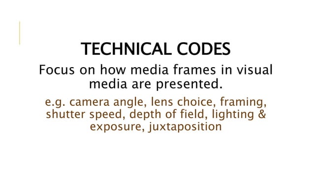 Media and Information Languages | PPTX | Cameras and Camcorders ...
