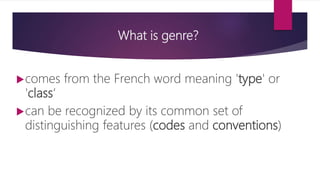 Media and Information Languages (Part 1) • Genre, Codes and Conventions.pdf