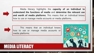 Media and information literacy. Media Literacy, information ...