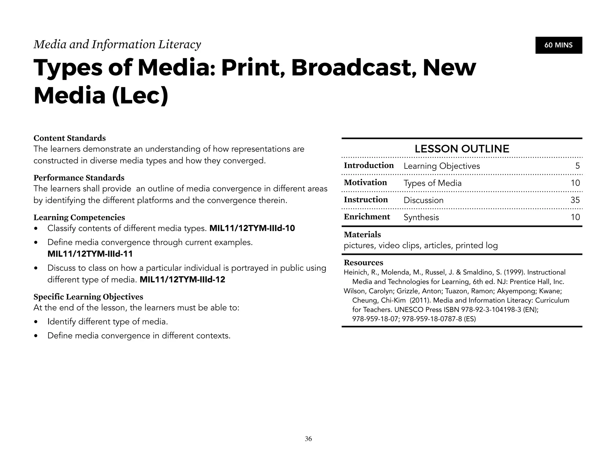 Media And Information Literacy Pdf