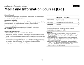 Media And Information Literacy Pdf