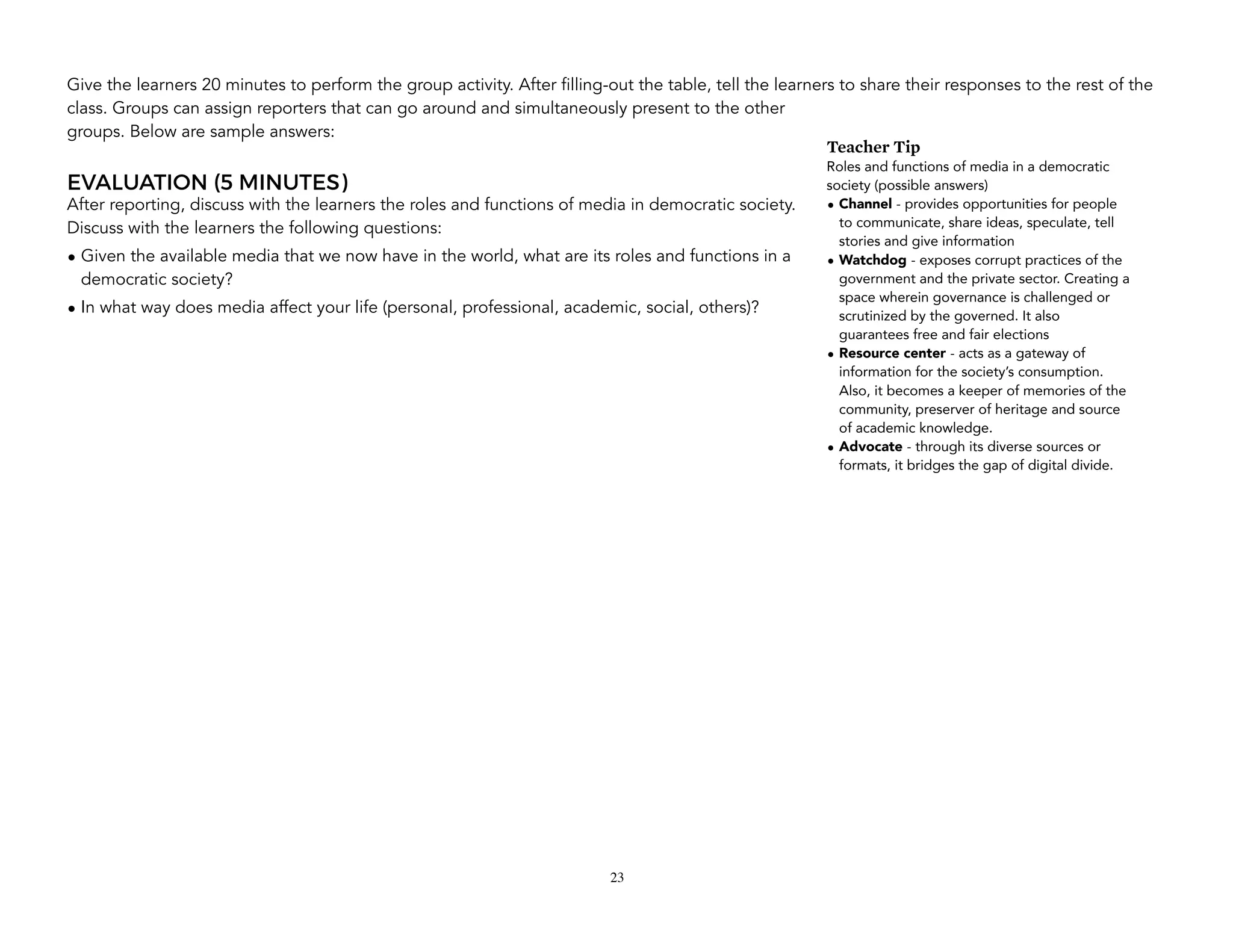 MIL SHS Curriculum Guide for Senior High | PDF