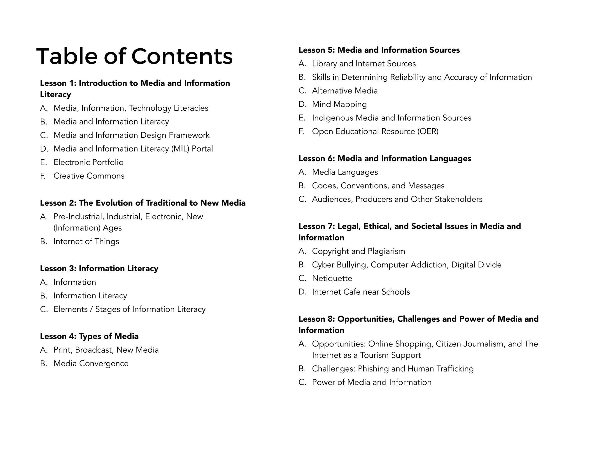 MIL SHS Curriculum Guide for Senior High | PDF