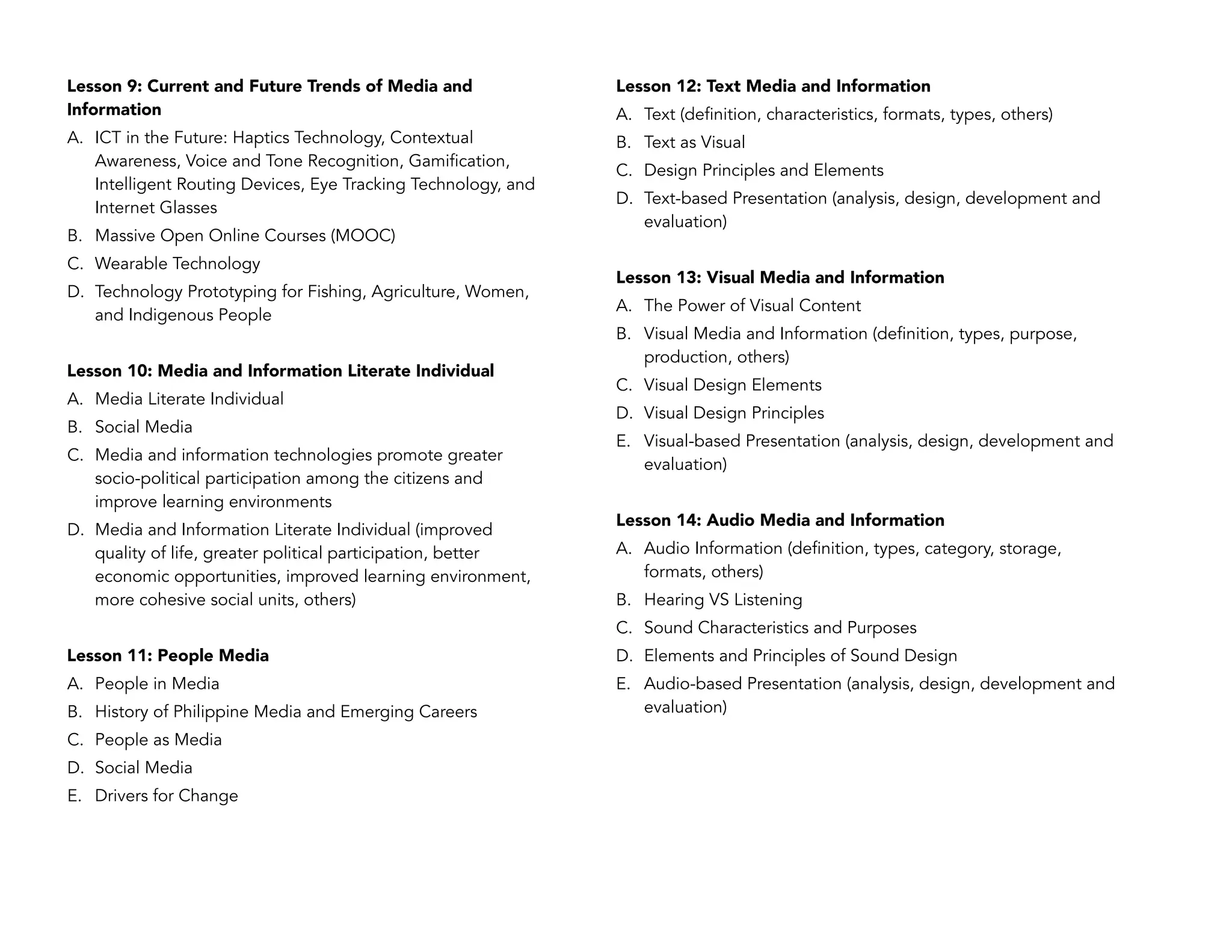 MIL SHS Curriculum Guide for Senior High | PDF