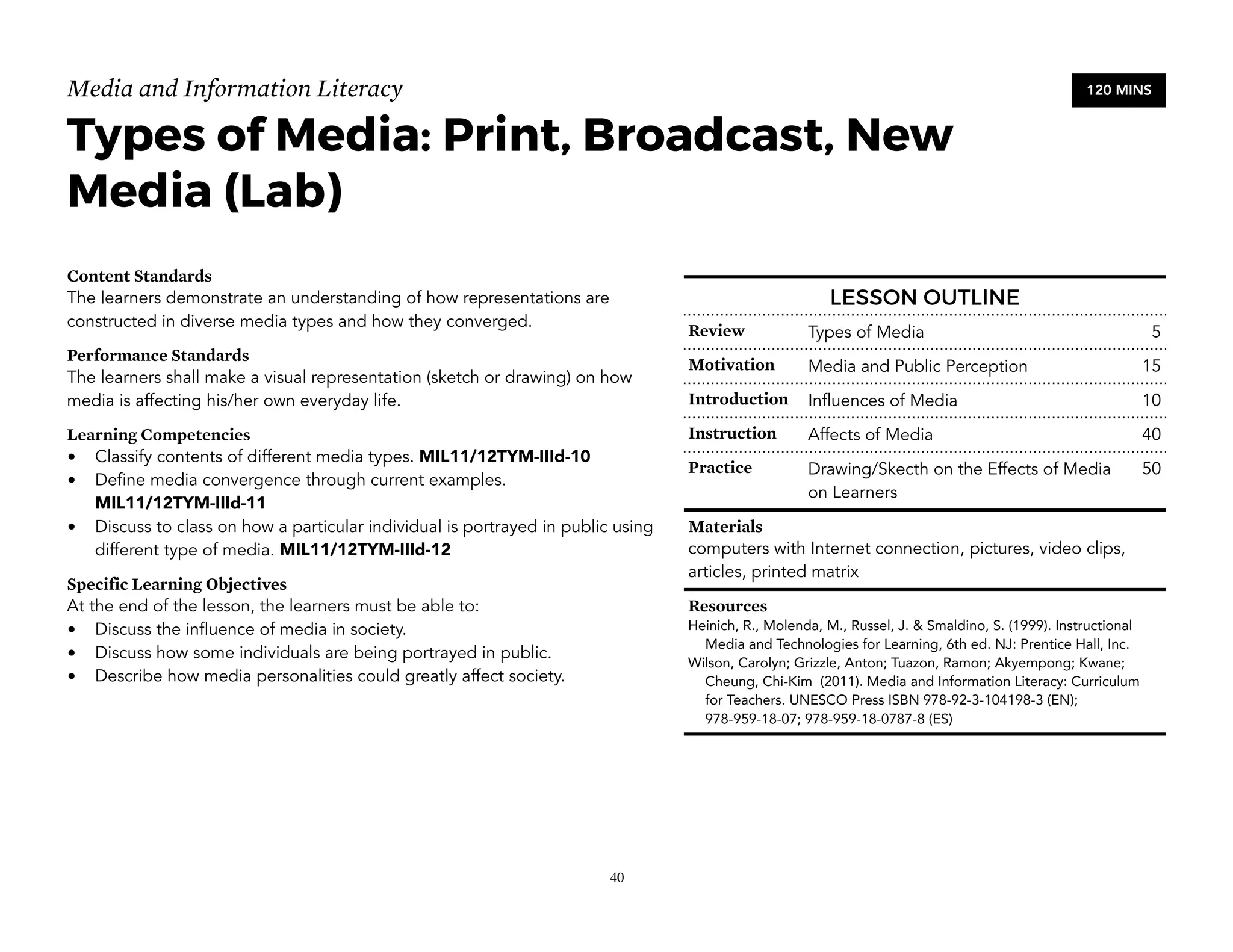 MIL SHS Curriculum Guide for Senior High | PDF