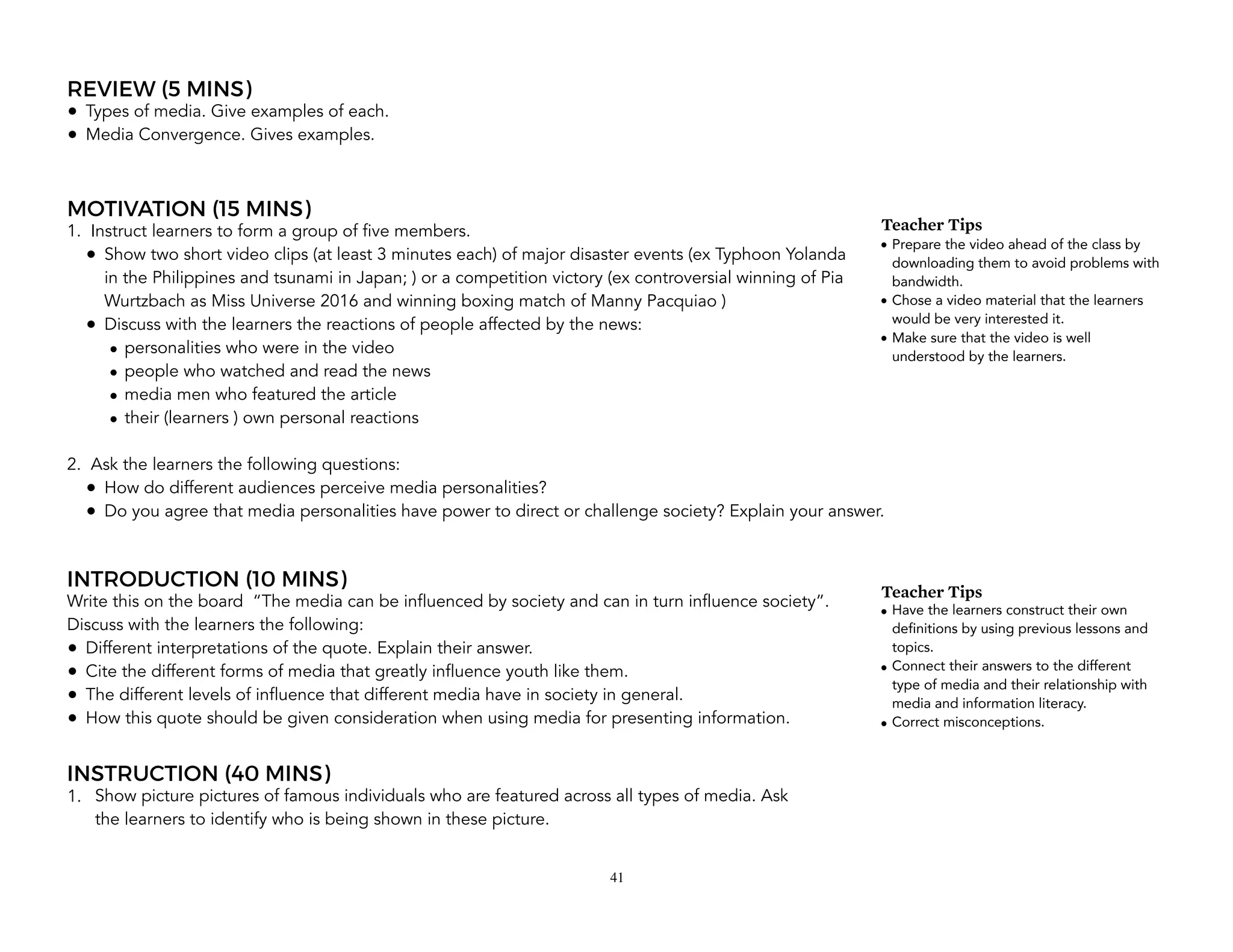 MIL SHS Curriculum Guide for Senior High | PDF