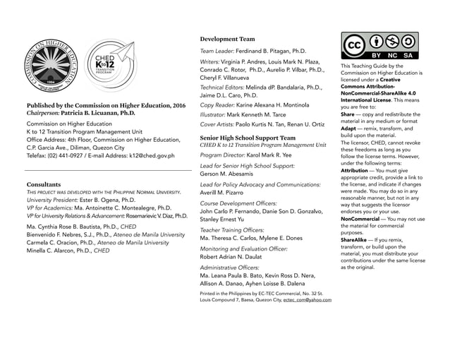 MIL SHS Curriculum Guide for Senior High | PDF