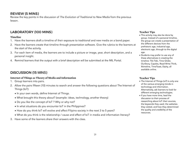 MIL SHS Curriculum Guide for Senior High | PDF