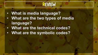 Media Languages [Media and Information Literacy] | PDF