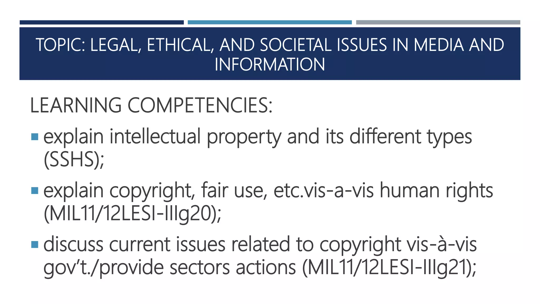 Media and Information Literacy (MIL) - Intellectual Property, Fair Use ...