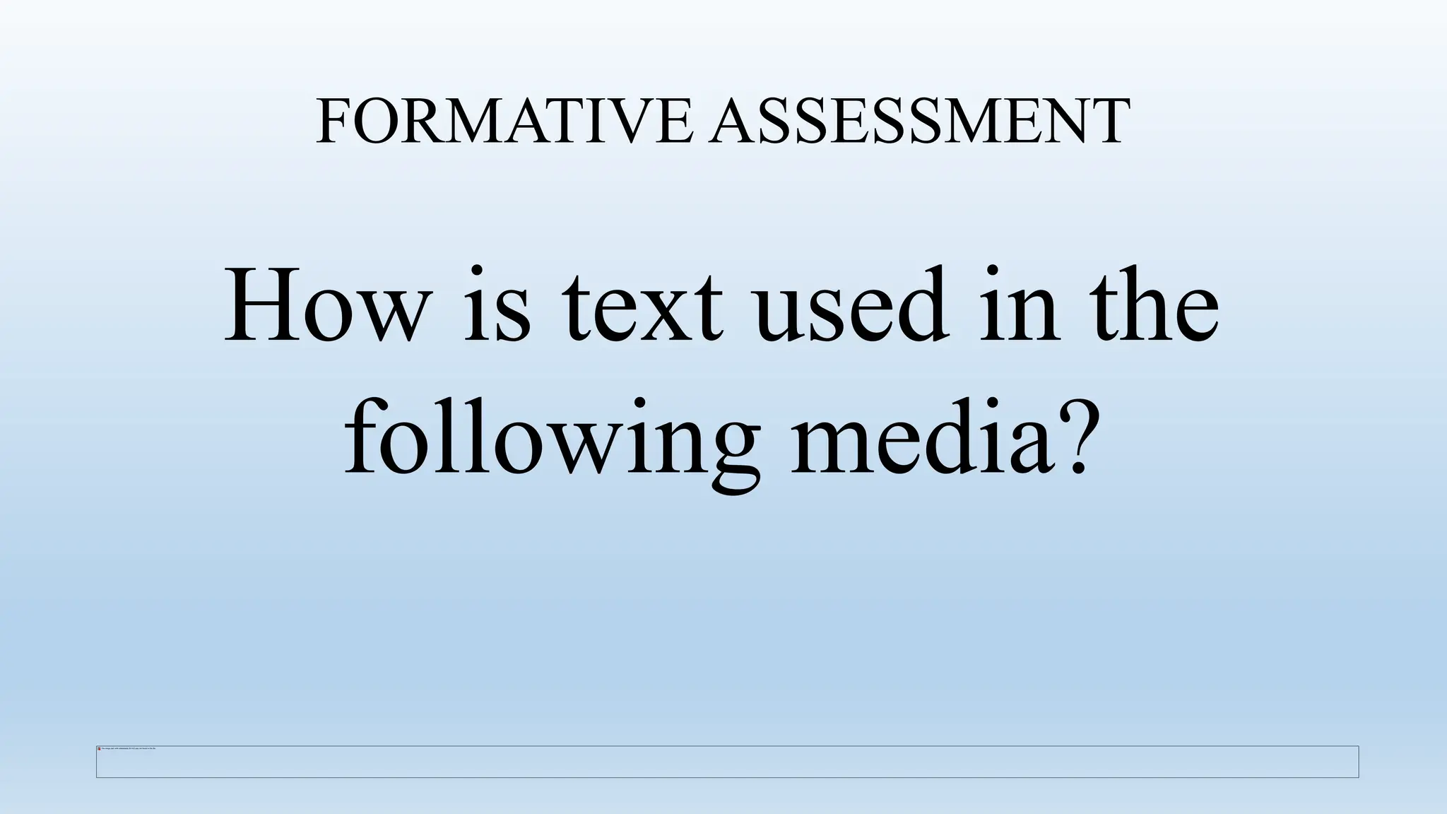 Media and Information Literacy (MIL)- Text Information and Media (Part ...