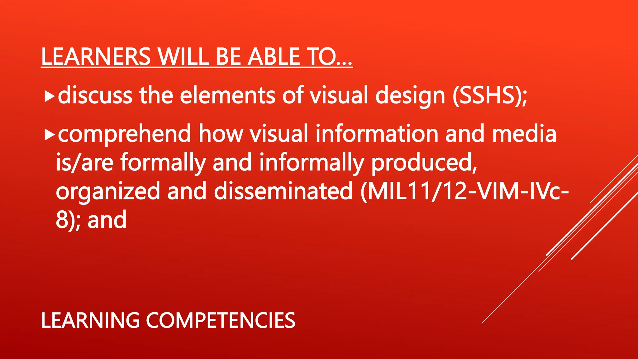 Media and Information Literacy (MIL)- Visual Information and Media ...