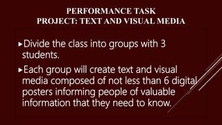 Media and Information Literacy (MIL)- Visual Information and Media ...