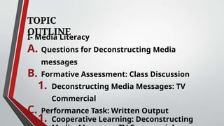 Media and Information Literacy (MIL) 4. Types of Media (Part 3 ...