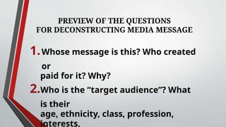 Media and Information Literacy (MIL) 4. Types of Media (Part 3 ...