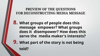 Media and Information Literacy (MIL) 4. Types of Media (Part 3 ...