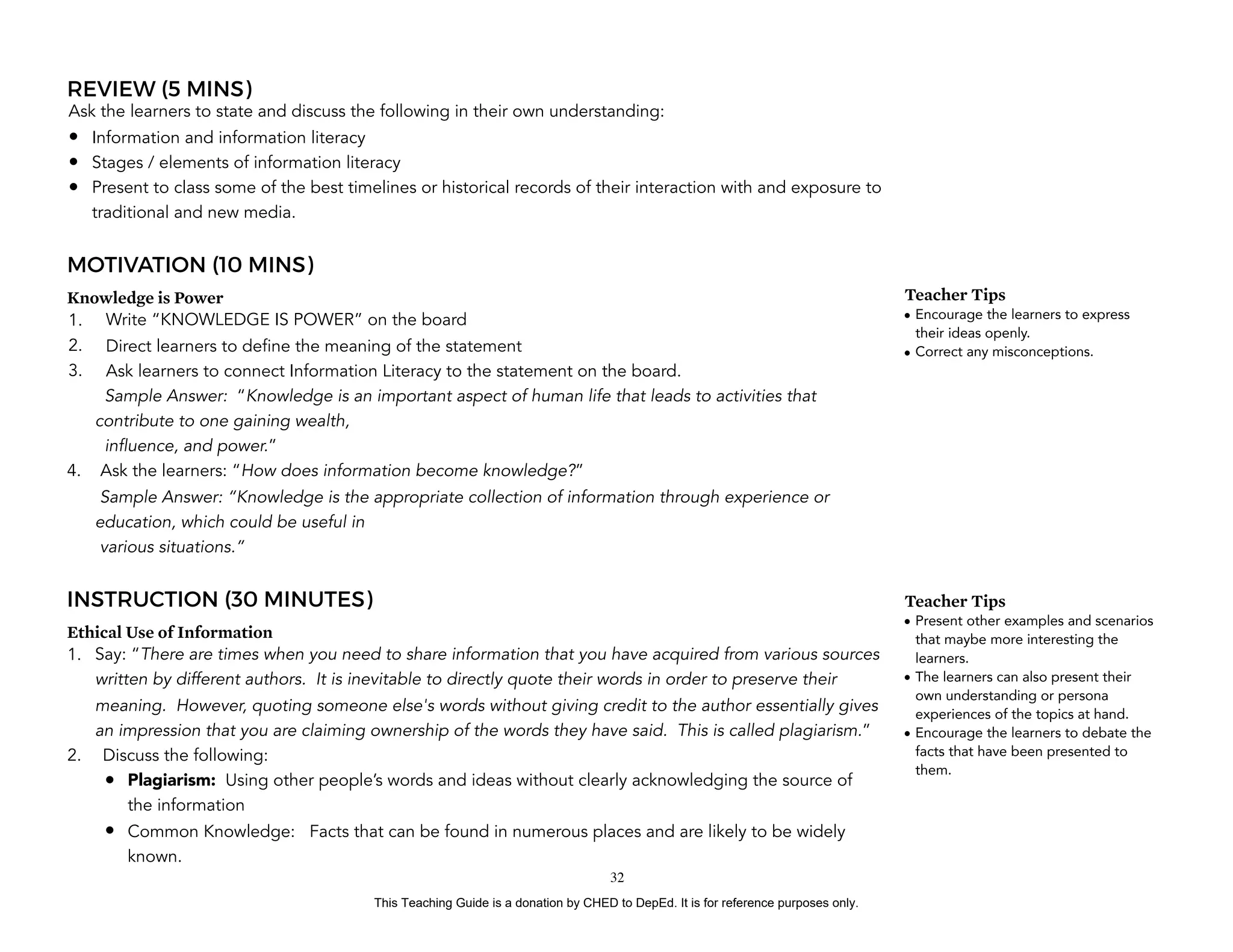 Media and Information Literacy Teaching Guide | PDF | Professional ...