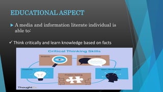 Media and information literate individual | PPTX