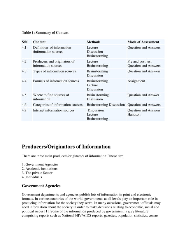 Media and information sources | PDF | Internet for Beginners | Internet