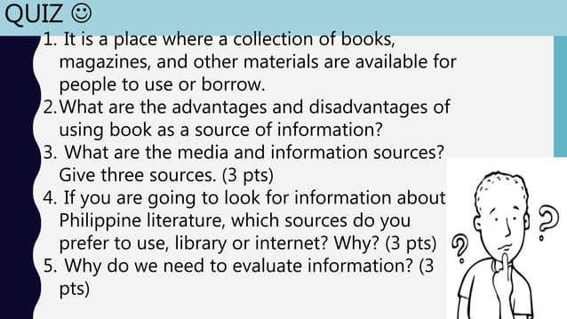 Media and information sources | PPT