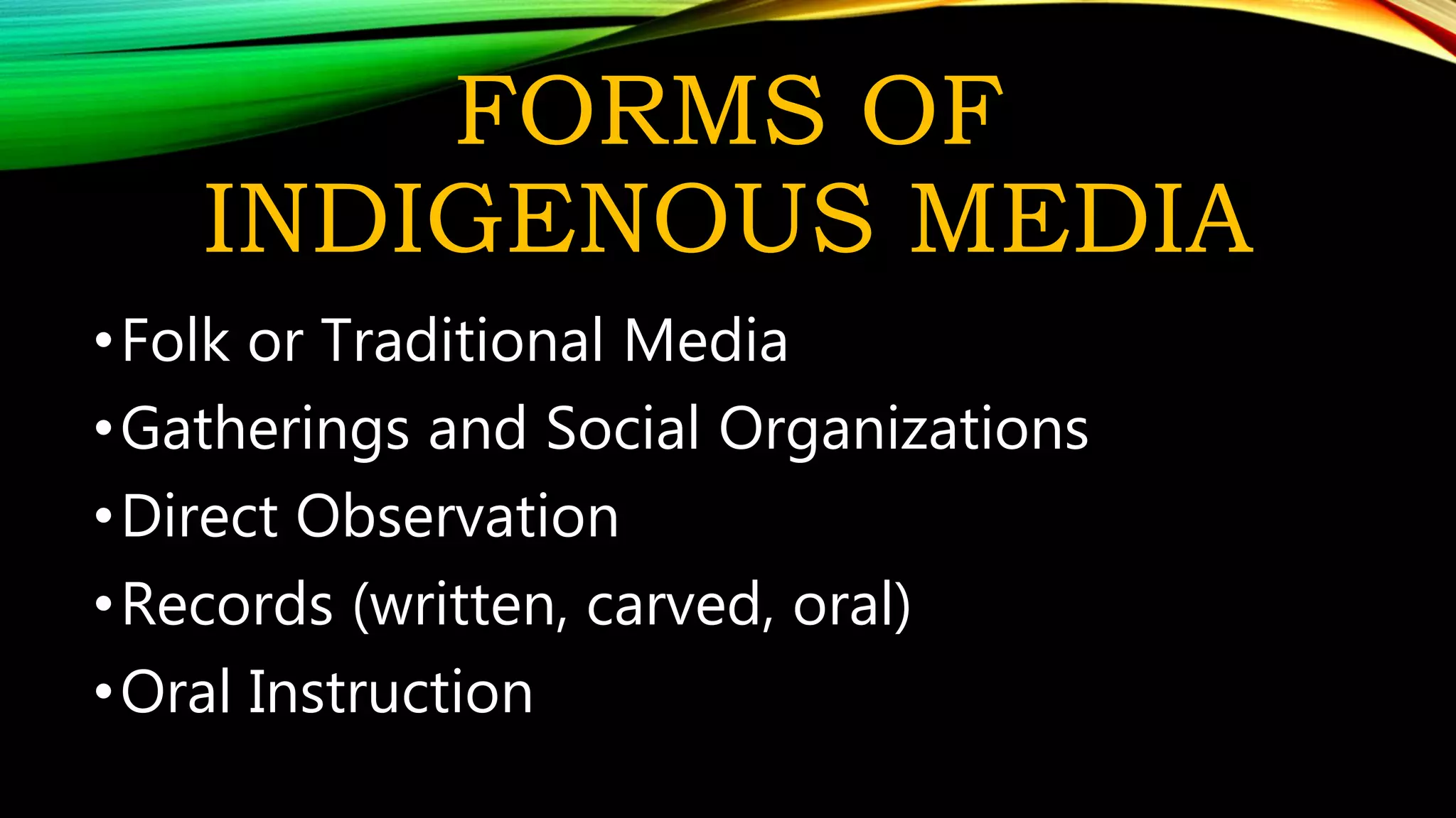 Media and Information Sources | PPTX