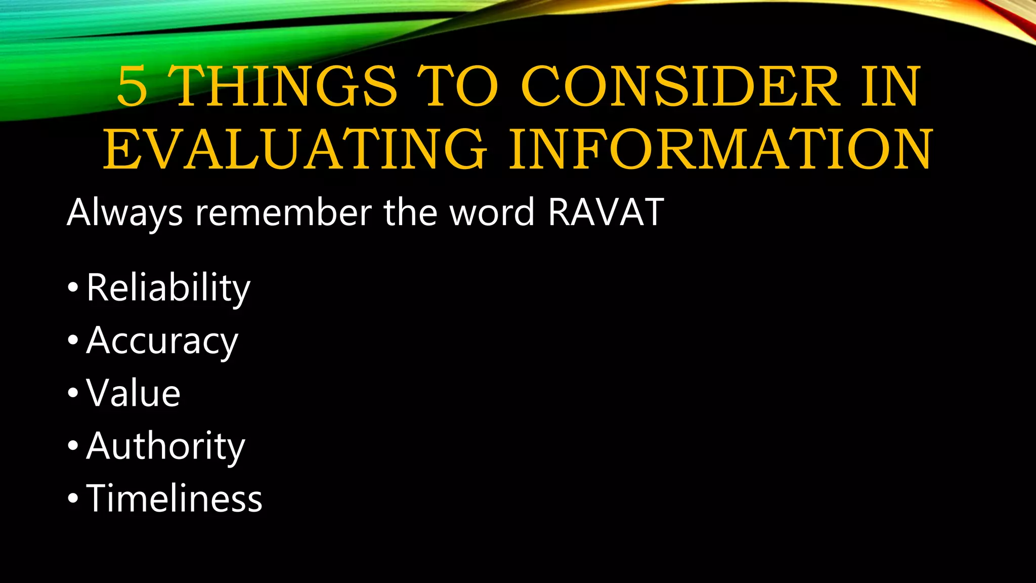 Media and Information Sources | PPTX