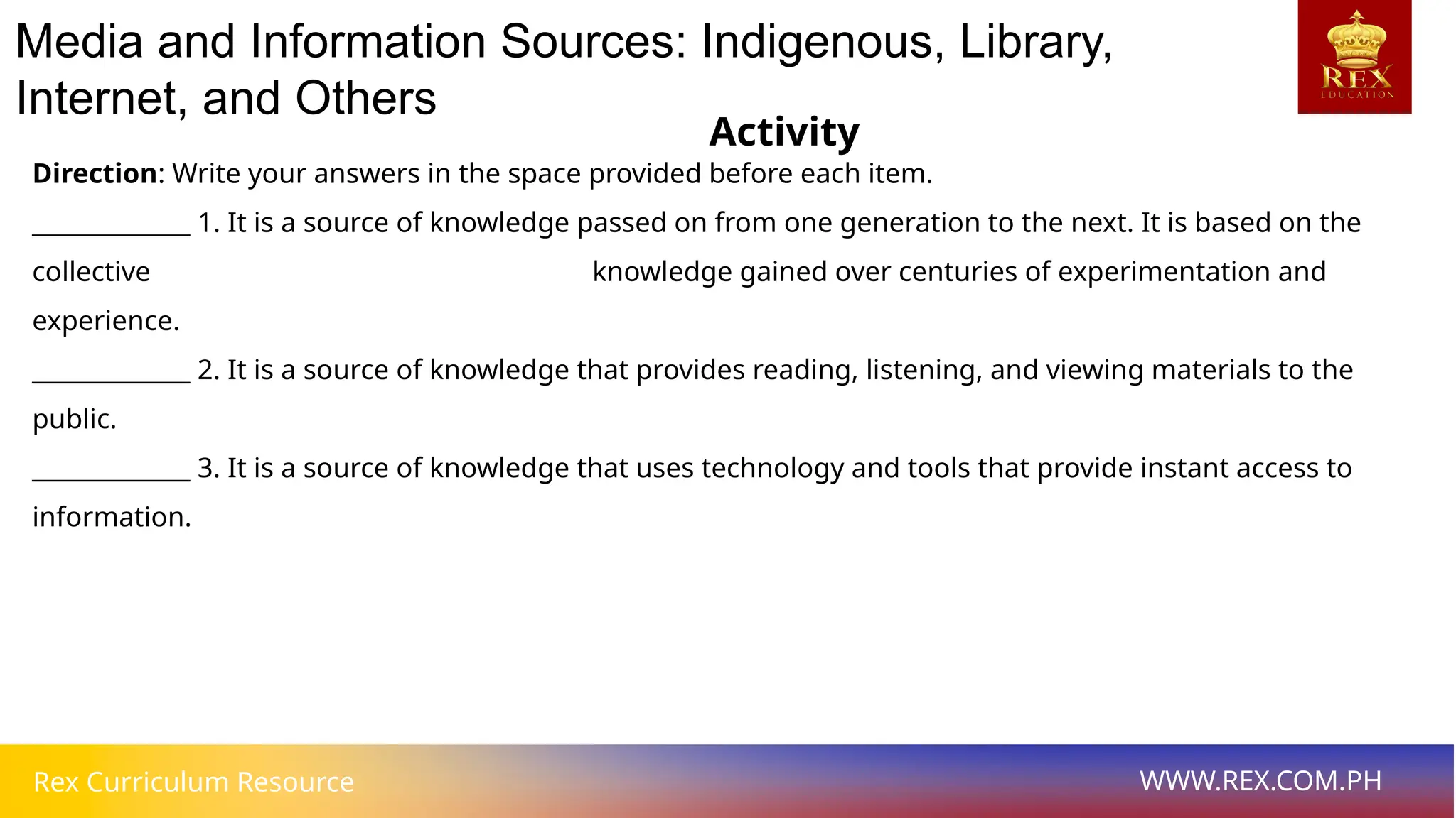 Media+and+Information+Sources-+Indigenous,+Library,+Internet,+and ...