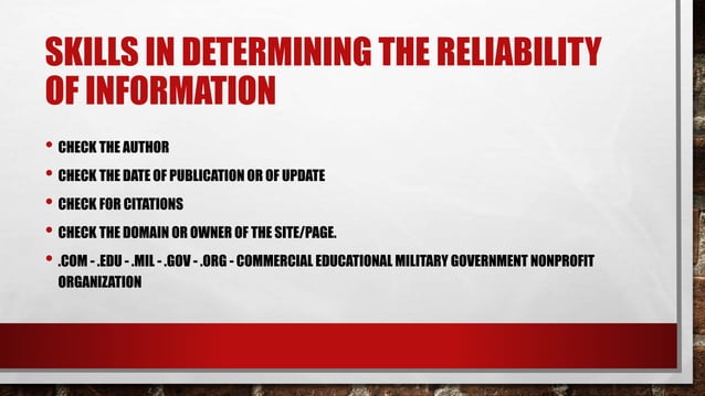 Media and Information Sources | PPTX