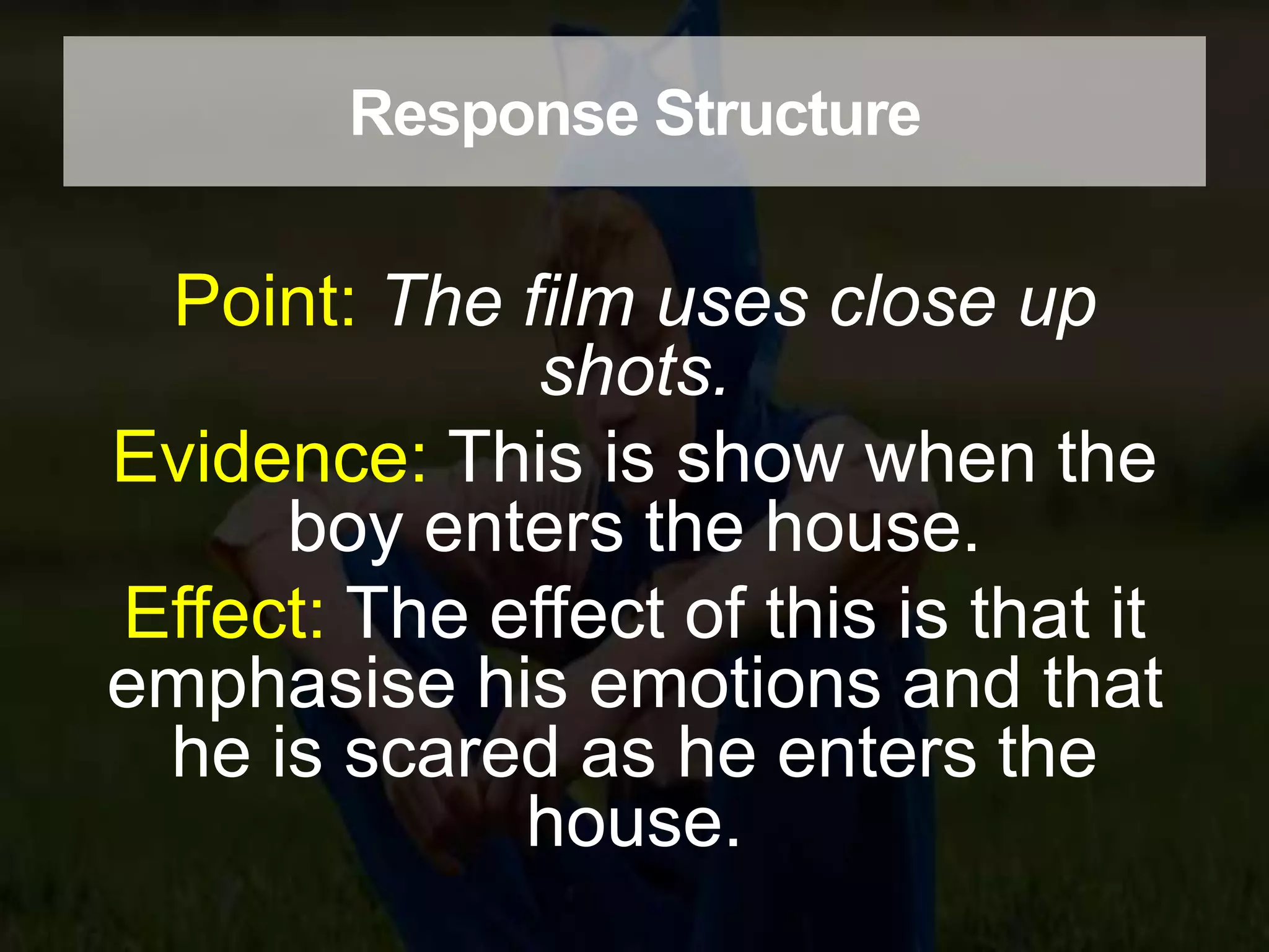 Media and it's Effects Short Film Task | PPT