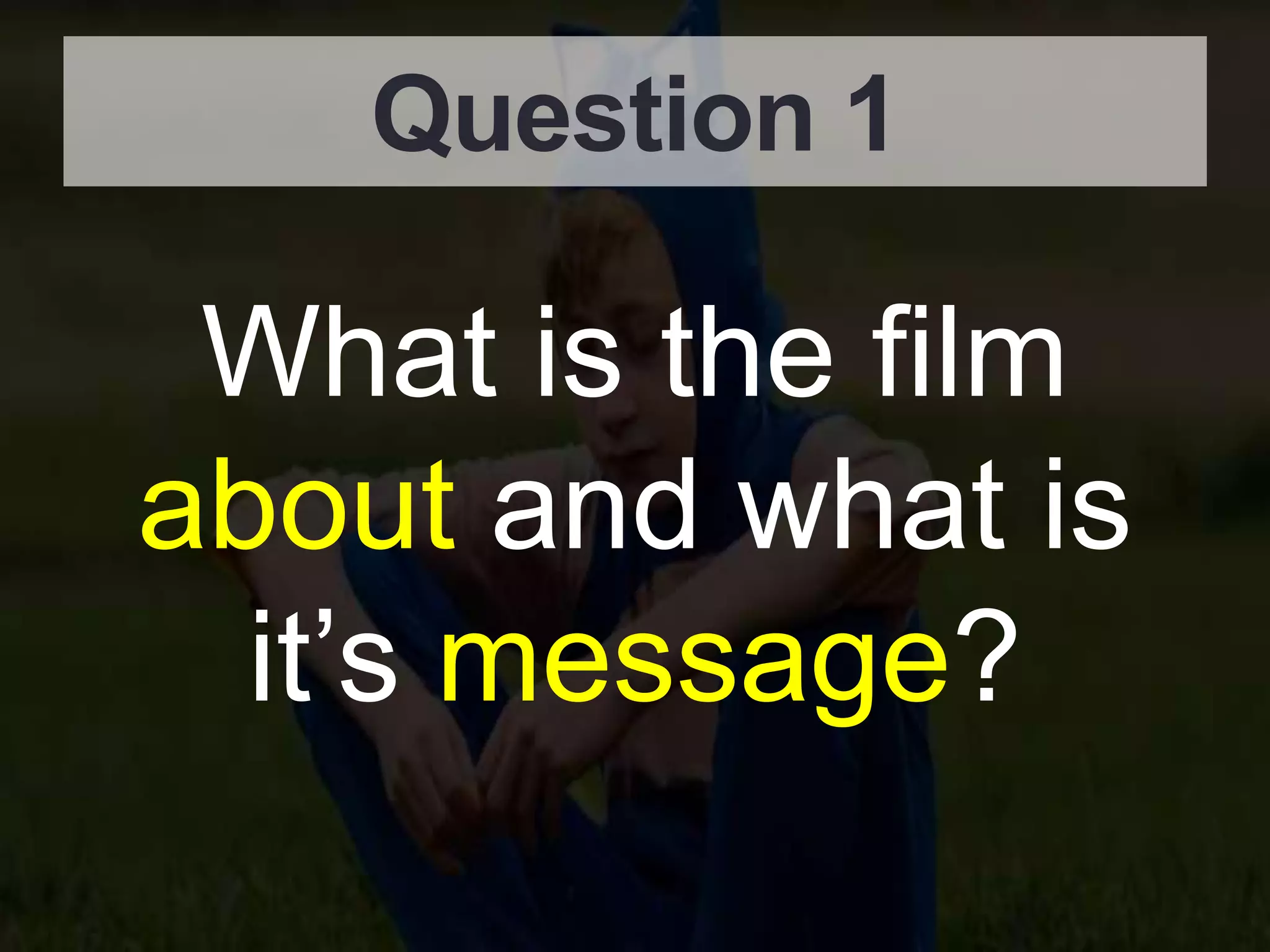 Media and it's Effects Short Film Task | PPT