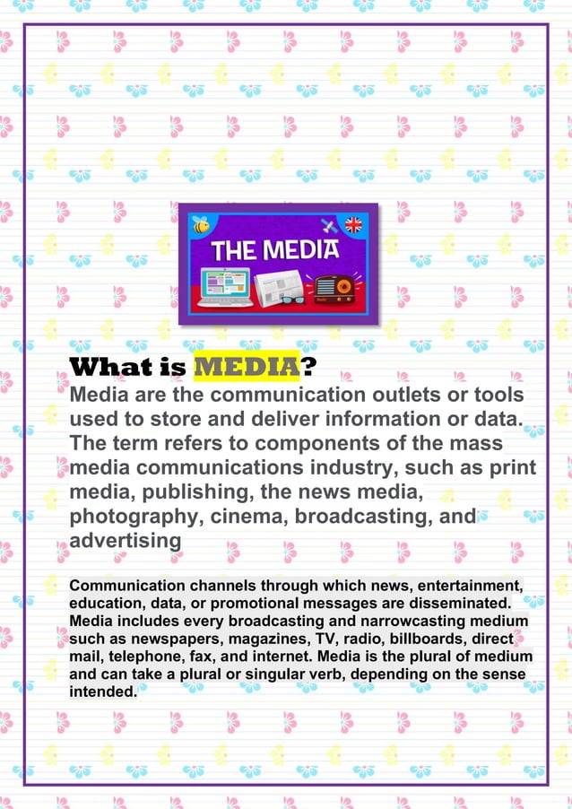 Media and its types | PDF