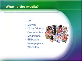 Media And Me | PPT