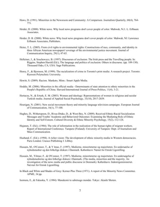 Media and minorities | PDF