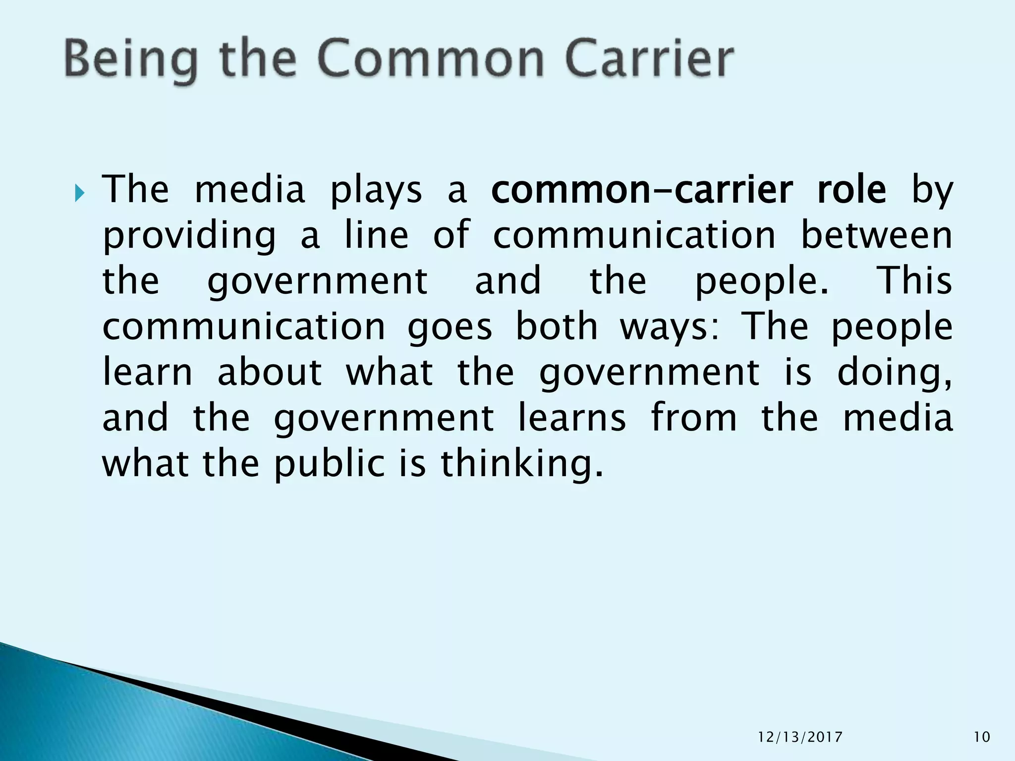 Media and politics | PPTX