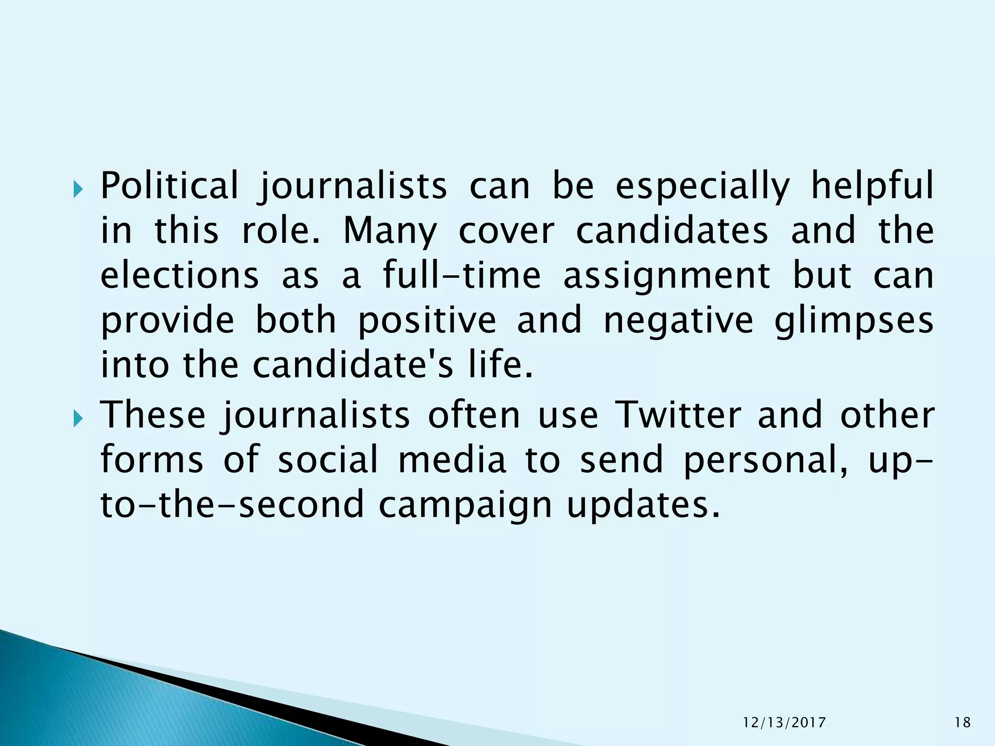 Media and politics | PPTX