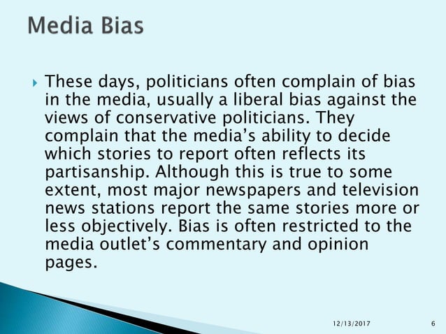 Media and politics | PPTX | Media Industry | Industries