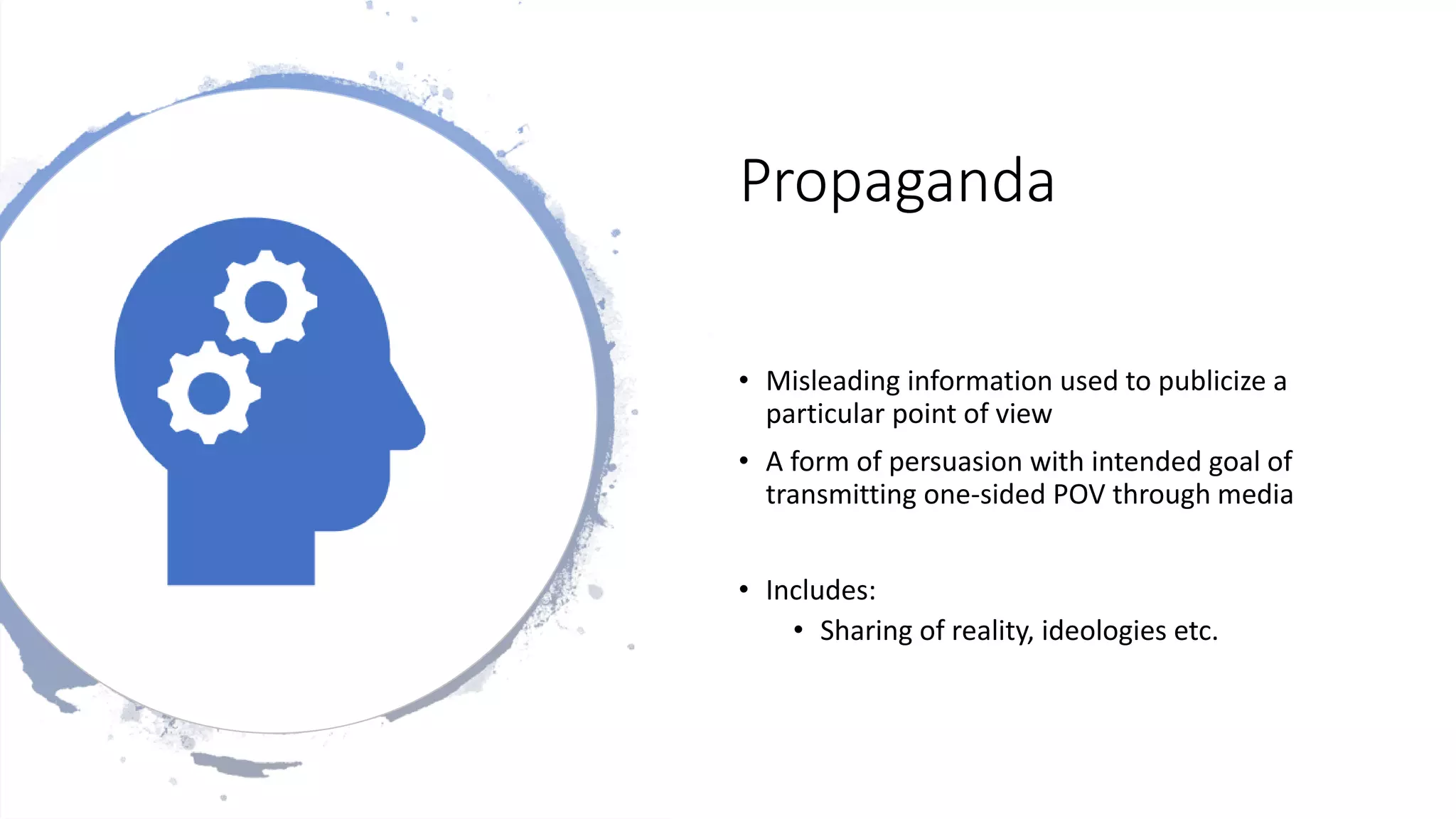 Media and propaganda | PPT