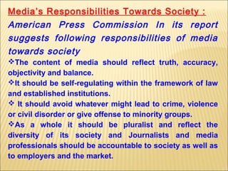 Media and Social Responsibility | PPT