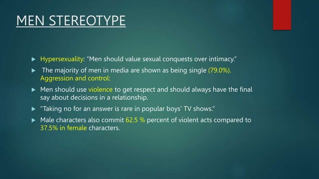 MEDIA AND STEREOTYPE.pptx | Debated Sensitive Social Issues | Sensitive ...