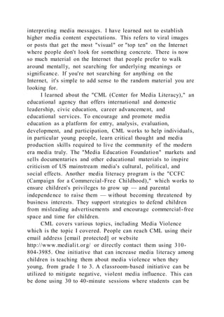 MEDIA AND STORY DEVELOPMENT | PDF