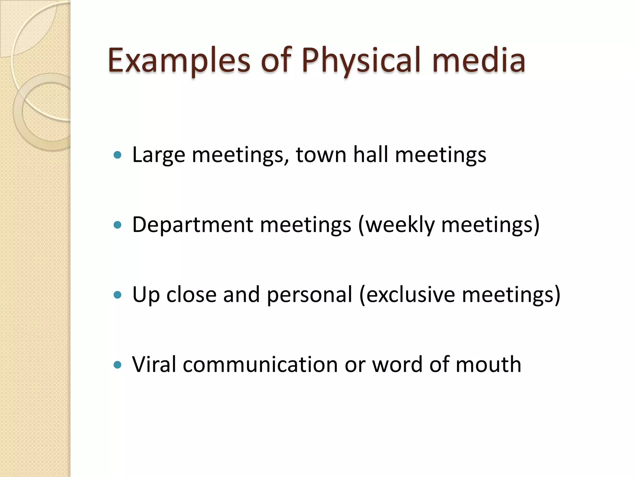 Media and types of communication | PPTX