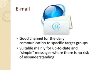 Media and types of communication | PPTX