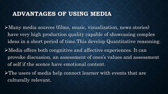 Media & its Types & Uses | PPTX