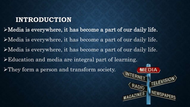 Media & its Types & Uses | PPTX