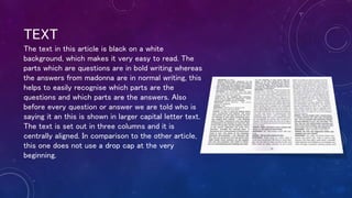 Media article analysis | PPTX | Desktop Publishing | Computer Software ...